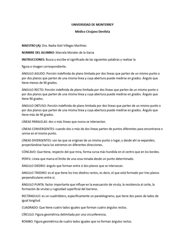 Evidencia I | PDF | Diente | Triángulo