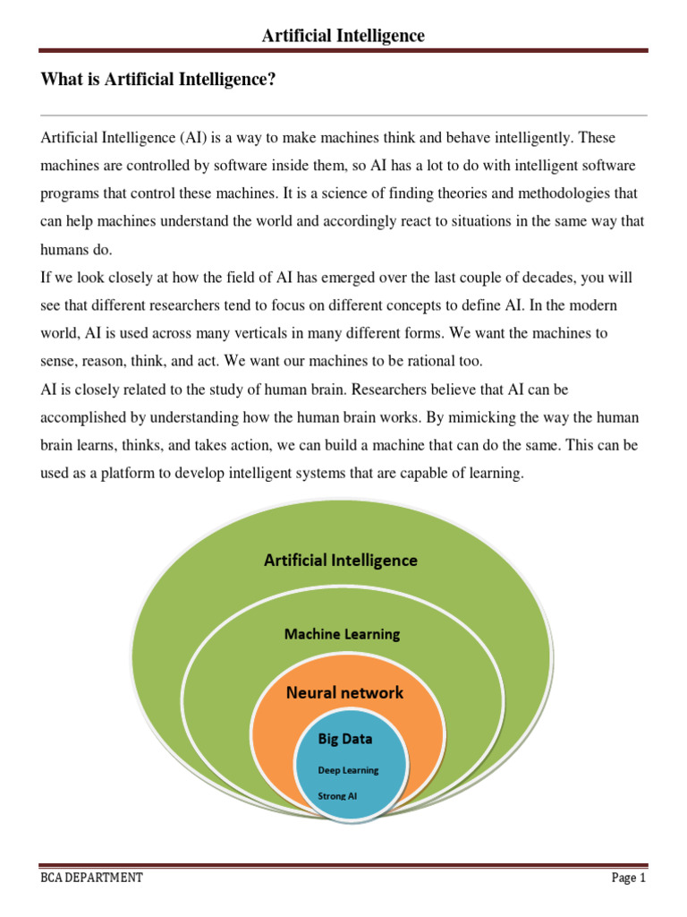 Understanding Artificial Intelligence Basics | PDF | Artificial ...