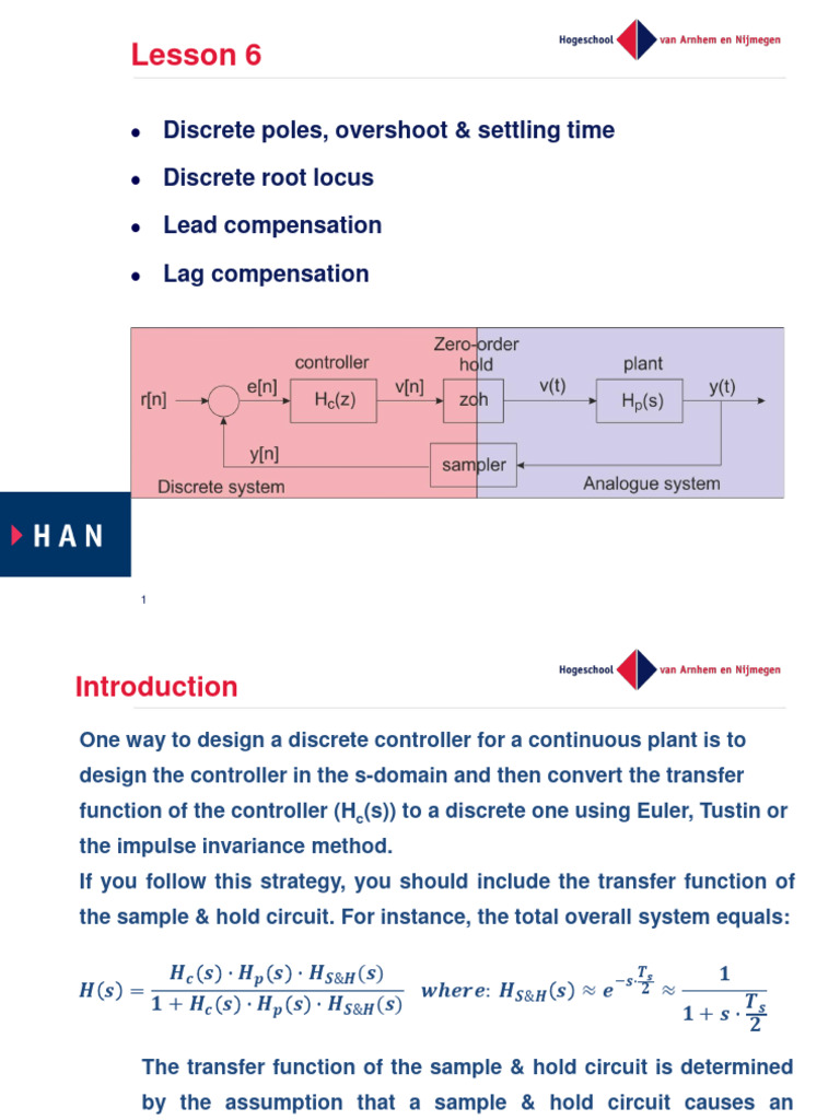 Lesson 6 | PDF | Applied Mathematics | Control Theory