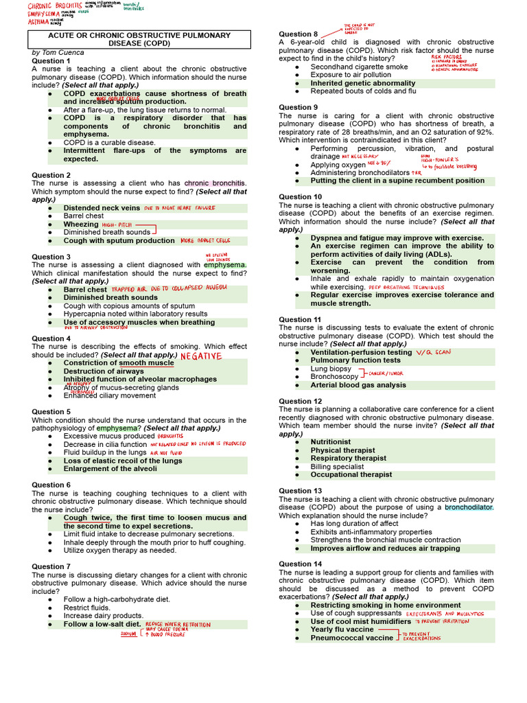 COMPLETE ALL DISEASES PRAC Qs | PDF
