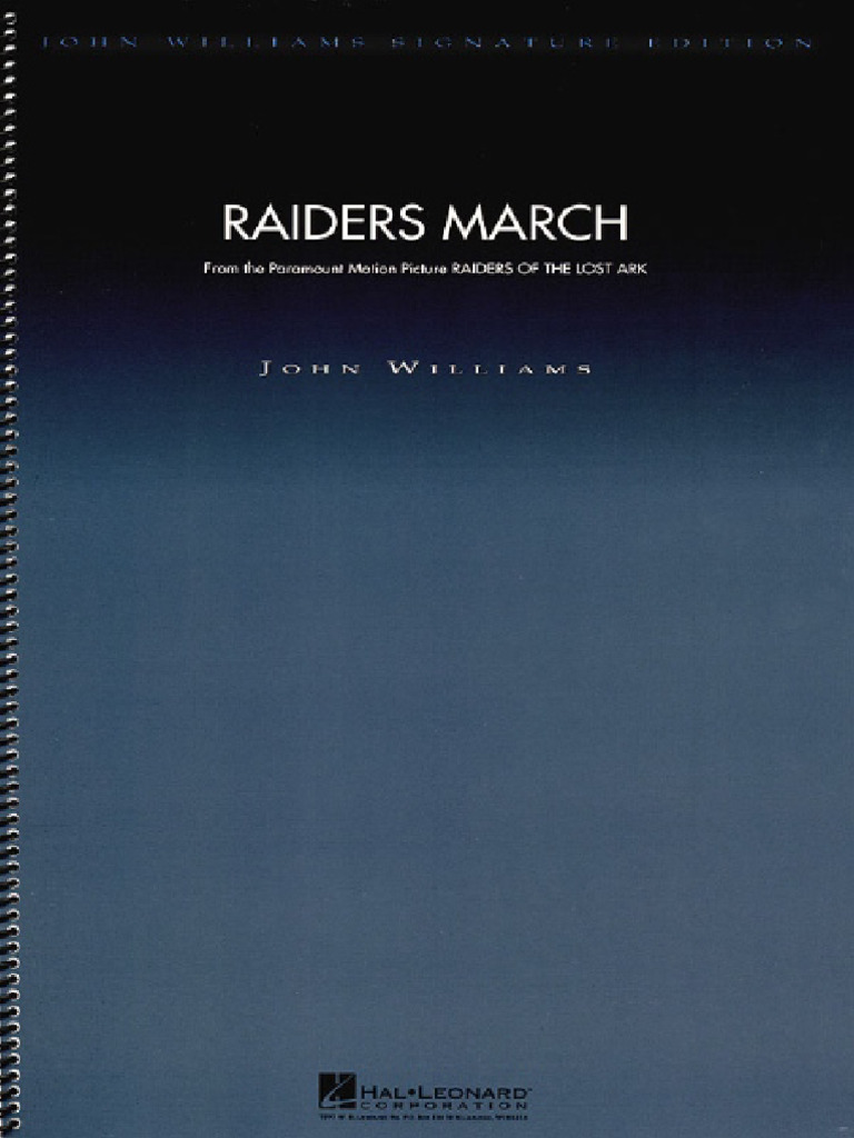 Raiders March Sheet Music Collection | PDF | Aerophones | Woodwind ...