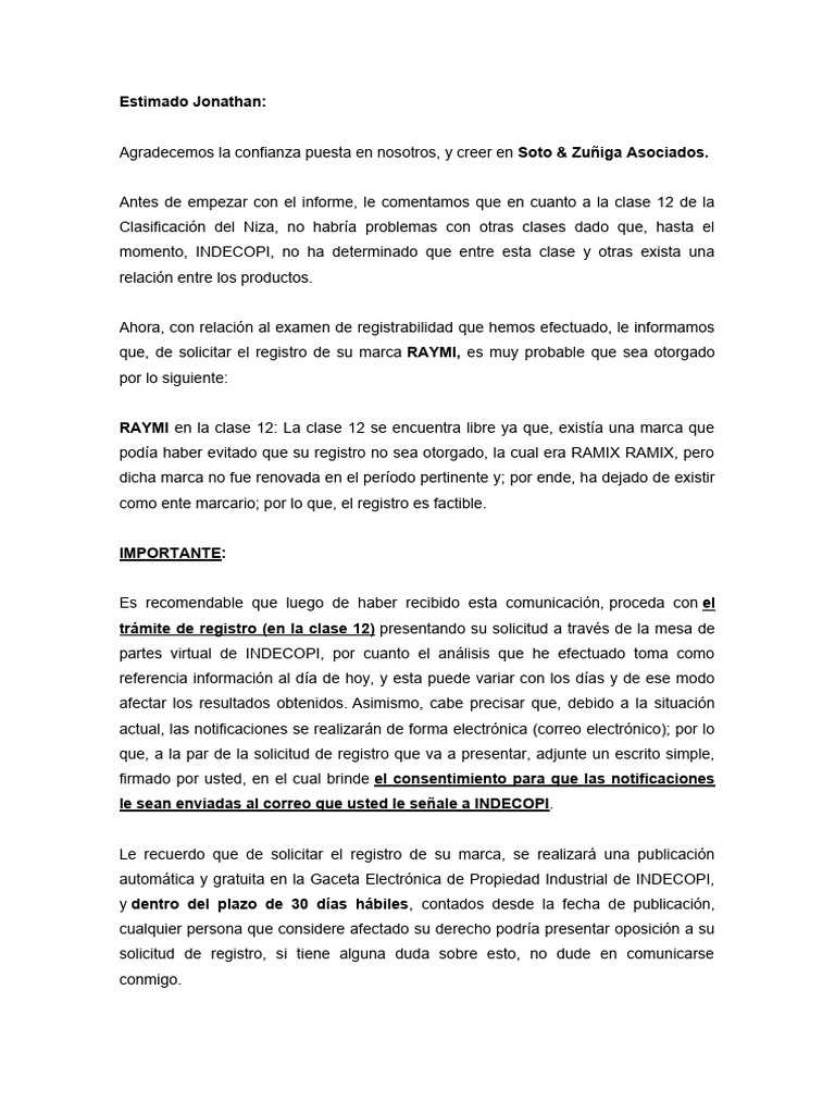 Reporte de Marca Raymi (Cliente Sr. Jonathan) | PDF | Marca comercial