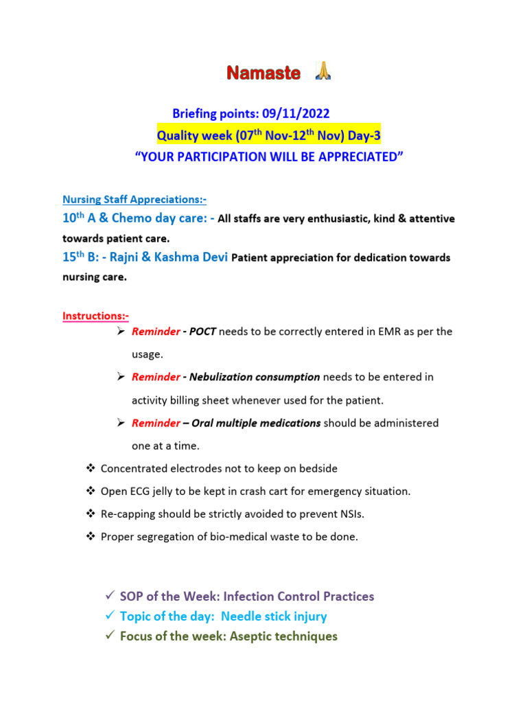 Briefing Points 09-11-22 | PDF