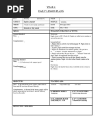 Year 3 Daily Lesson Plans: By:Missash | PDF | Pedagogy | Teachers