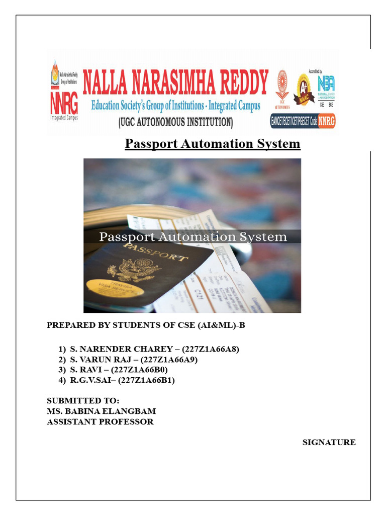 Passportautomationsystem | PDF | Component Based Software Engineering ...