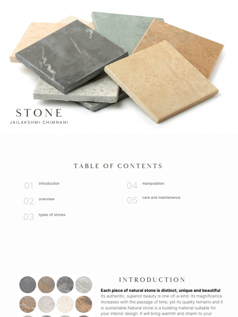 Stone | PDF | Sandstone | Countertop