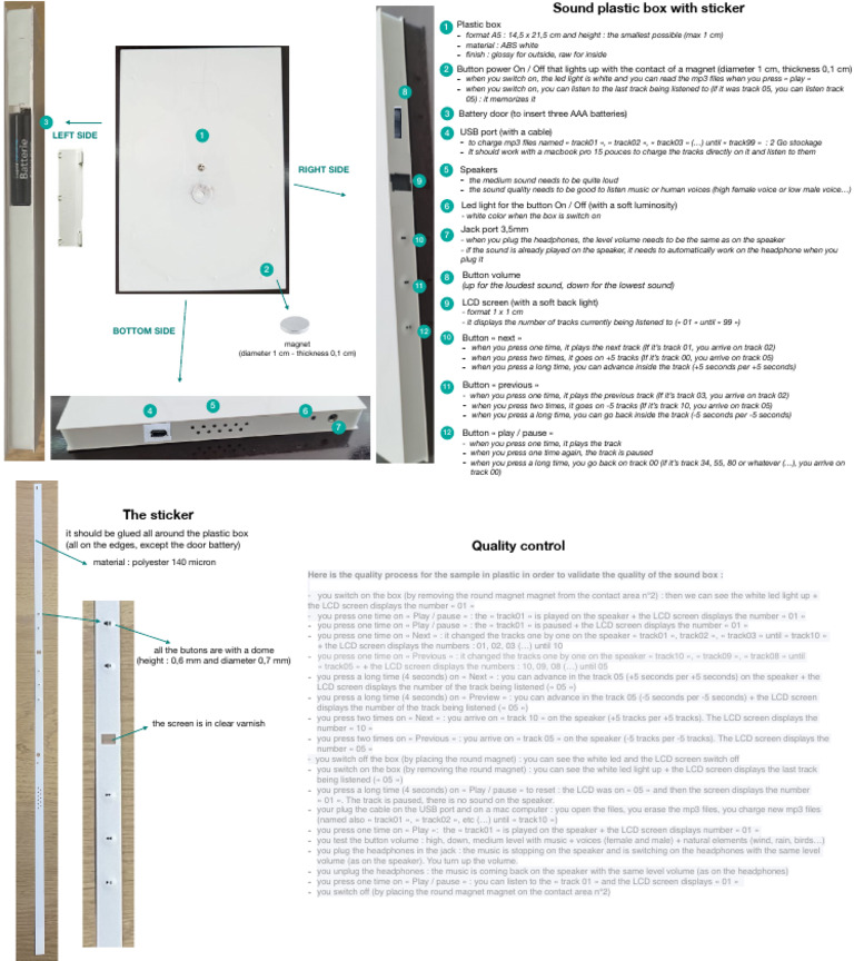 Plastic Sound Box | PDF | Headphones | Loudspeaker