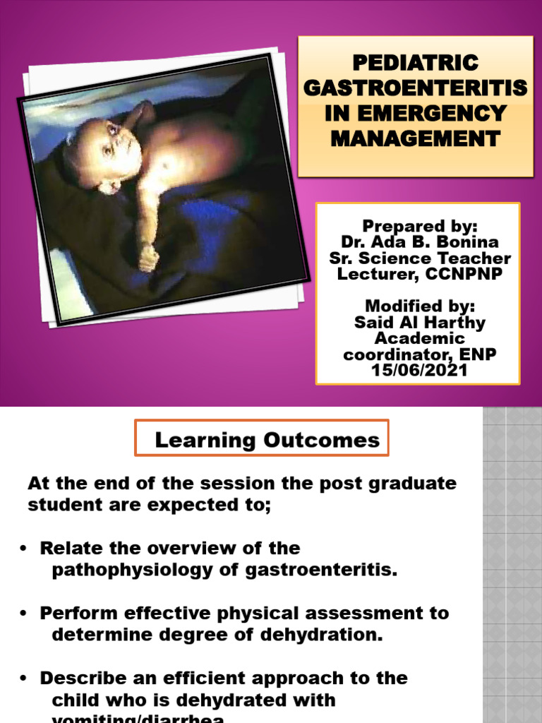 Pediatric AGE ENP 2021 Final | PDF | Diarrhea | Medical Specialties
