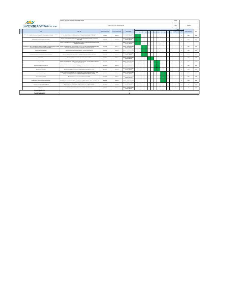 Sst F 24 Cronograma De Capacitacion Formacion Y Entrenamiento 2023 Pdf