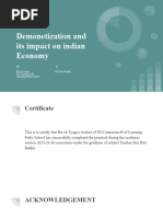 Demonetization_Project_Class12_Economics | PDF