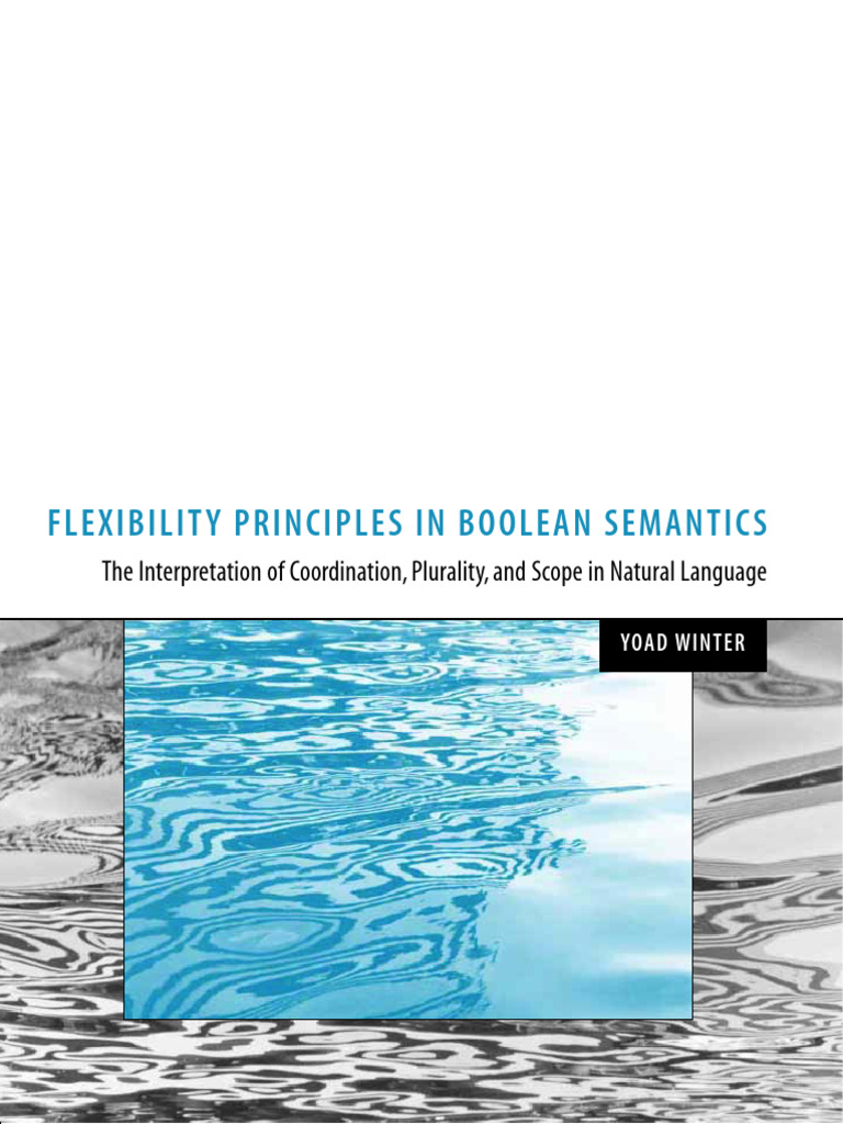 Flexibilit Y Principles in Boolean Semantics | PDF | Syntax | Lexical Semantics