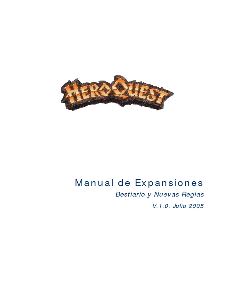 Ampliaciones Heroquest | PDF