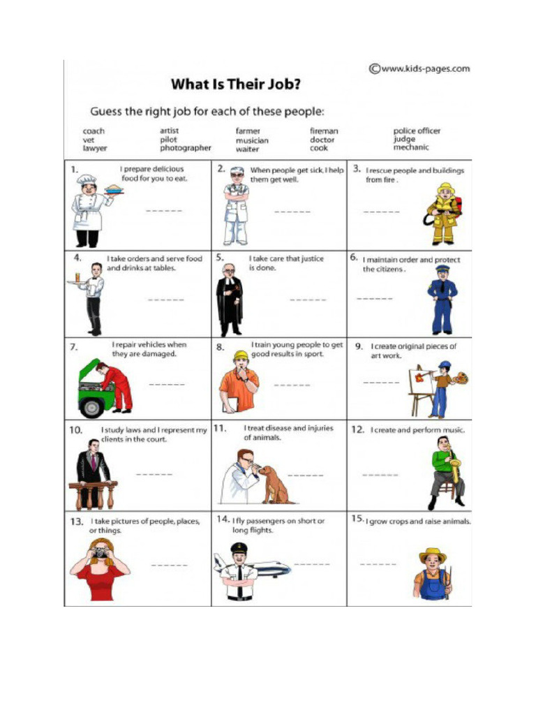 What Is Their Job | PDF