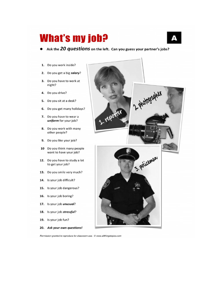 What Is My Job | PDF
