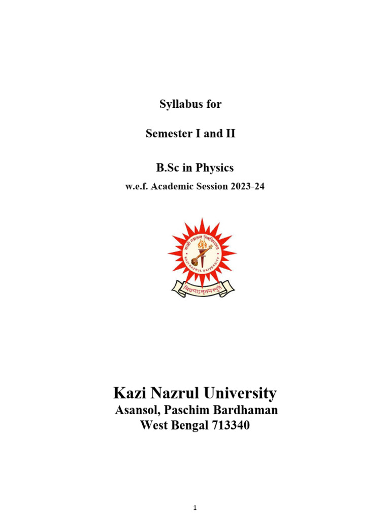 Physics syllabus | PDF | Rotation Around A Fixed Axis | Magnetic Field