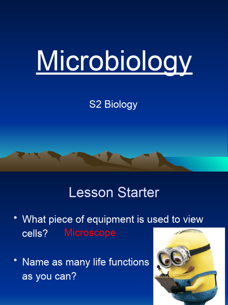 Microbiology 1 Pdf Microorganism Bacteria