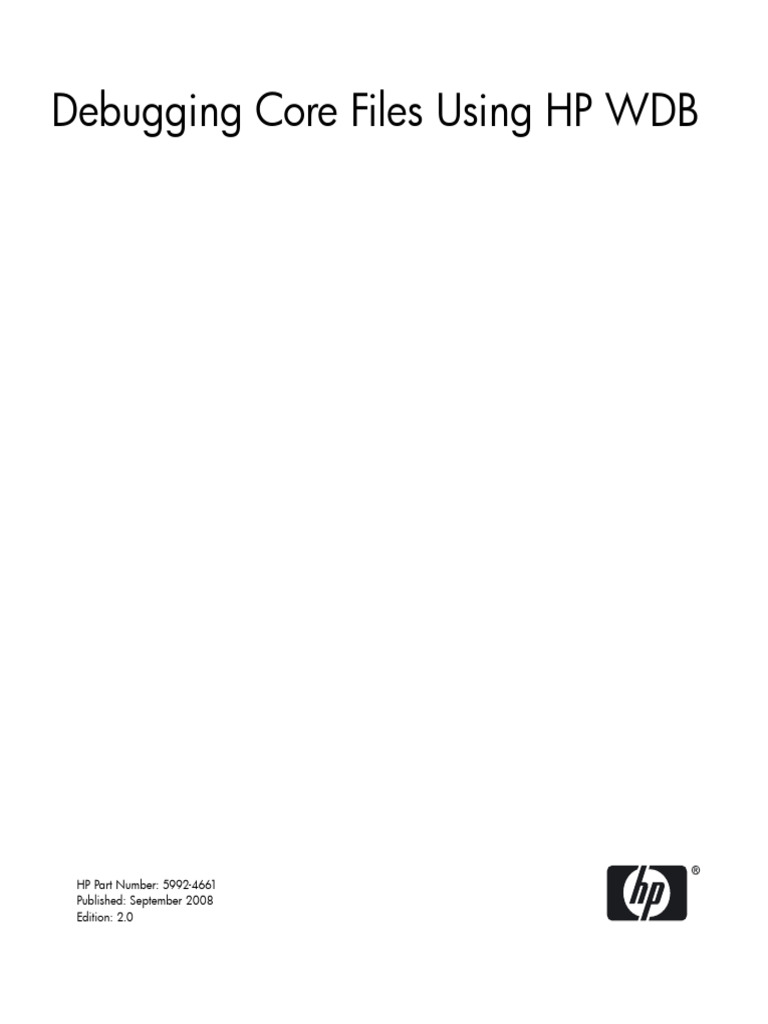 Debugging Core Files Using Hp Wdb Pdf Pointer Computer Programming Information Technology