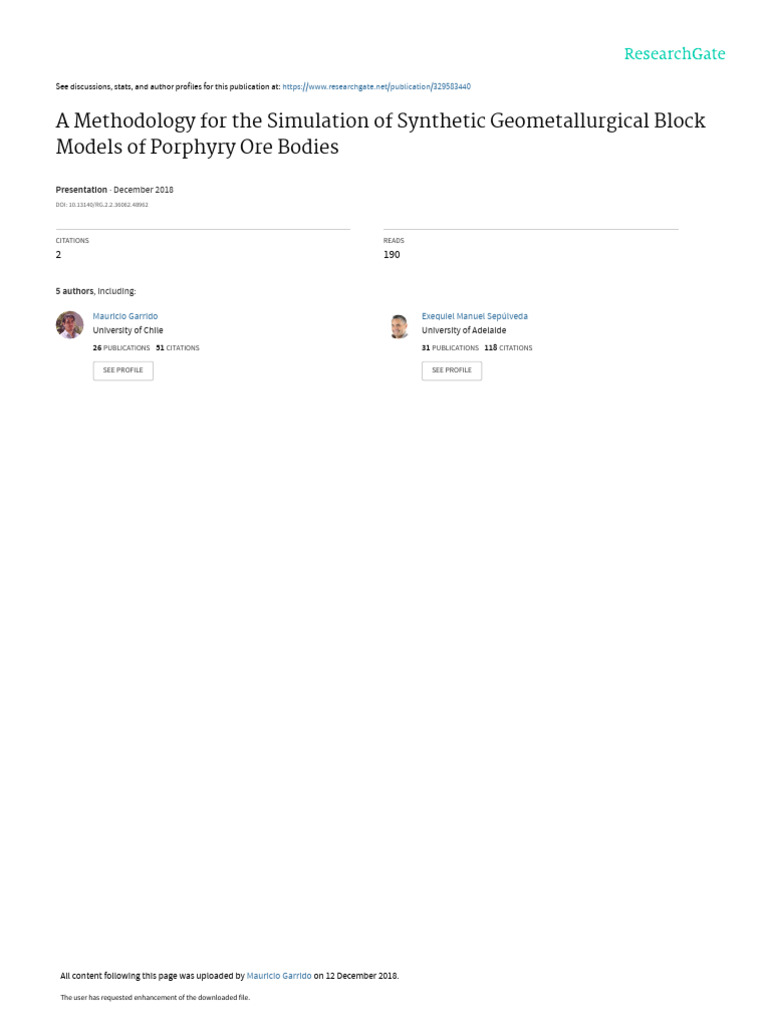 PG Mgarrido ENG v2 | PDF | Coefficient Of Variation