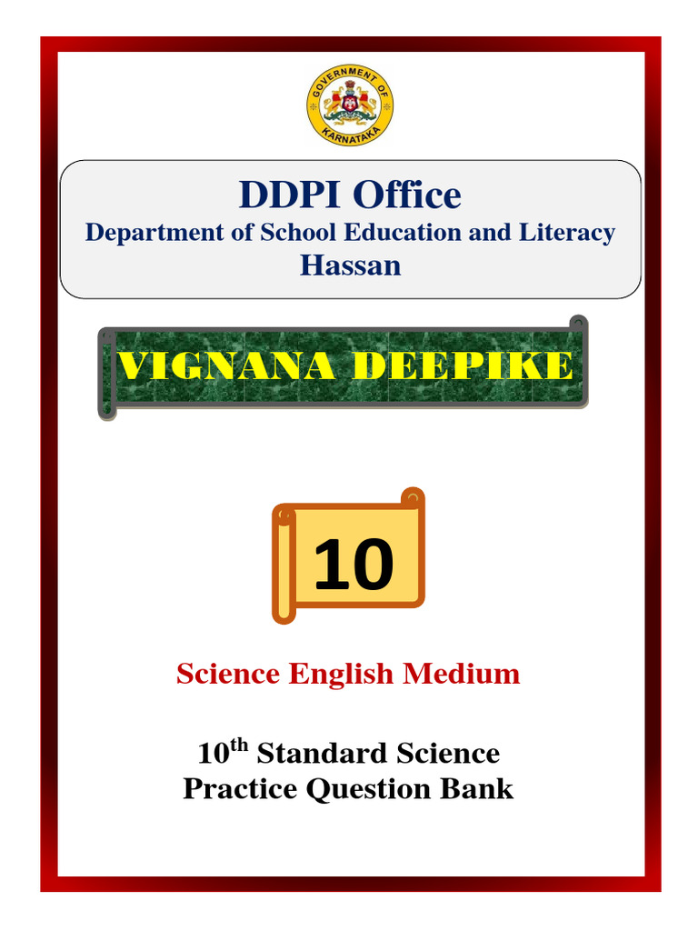 10th Class Science English Medium Passing Package 2023 24 | PDF | Acid ...