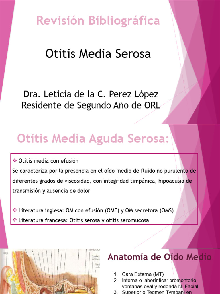 Otitis Media Aguda Serosa | PDF | Resfriado comun | Epidemiología