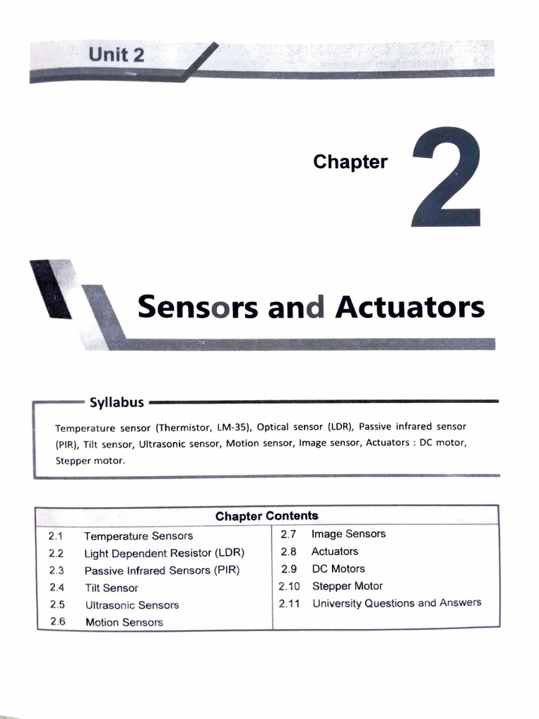 Unit2 Sensors And Transducers1 Pdf 