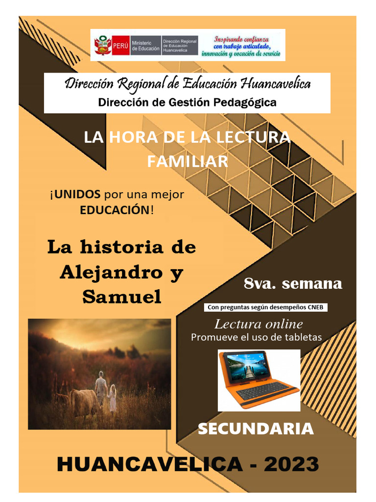SEMANA 8_SECUNDARIA_LA HISTORIA DE ALEJANDRO Y SAMUEL | PDF