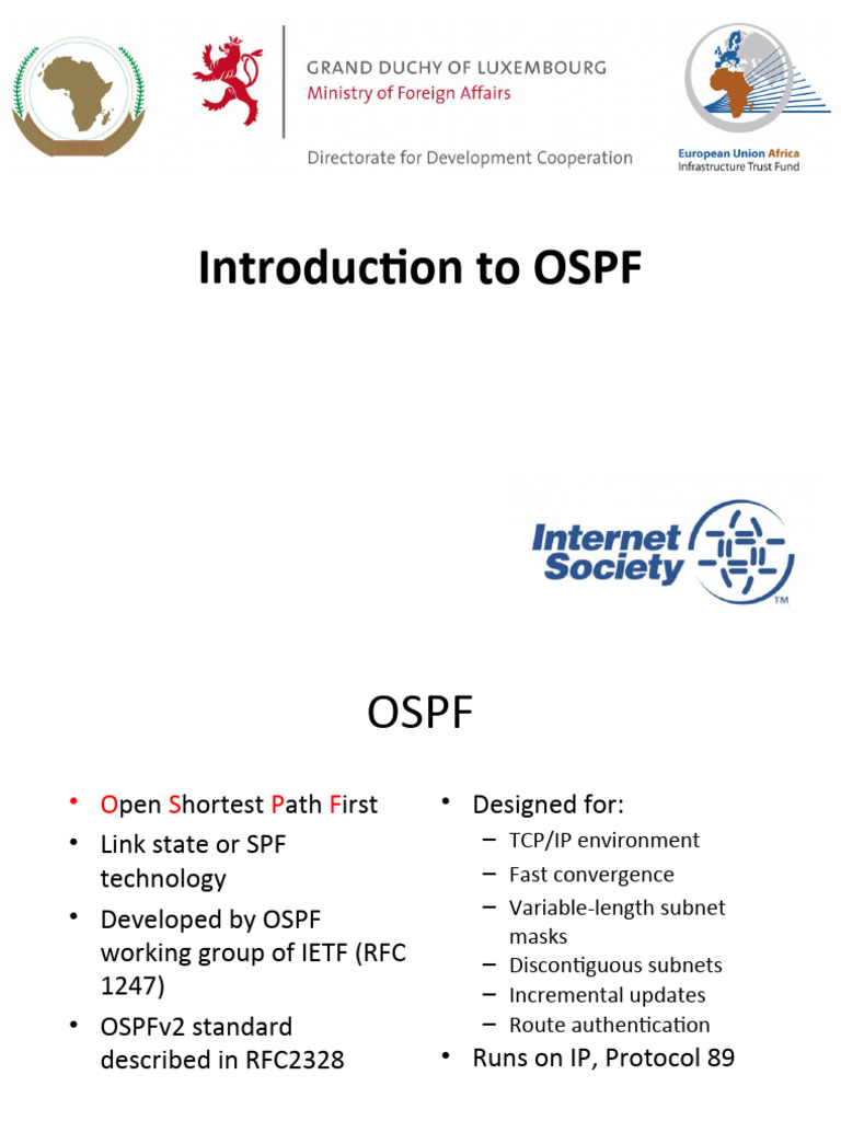 OSPF Introduction | PDF | Computer Engineering | Wide Area Network