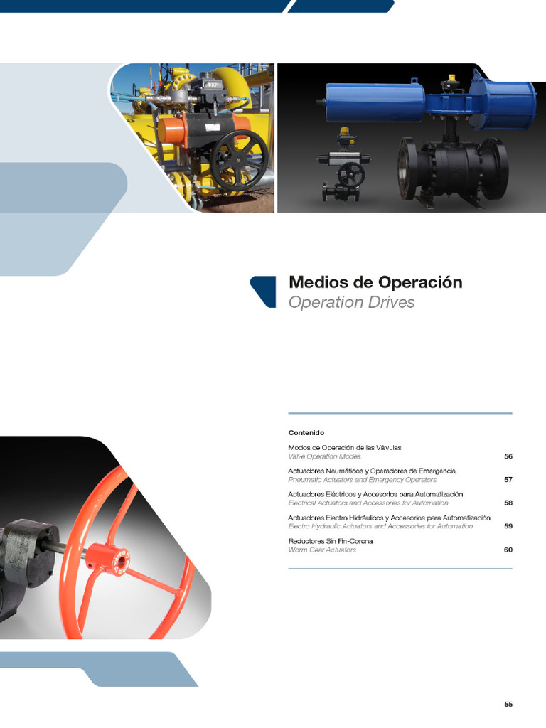 Catalogo Actuadores Valmec | PDF