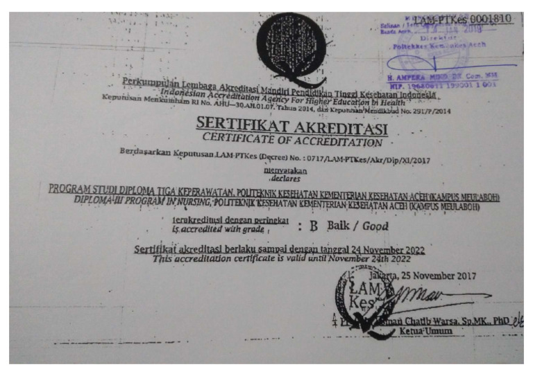 Akred Kampus Perawat-Dikonversi - Compressed | PDF