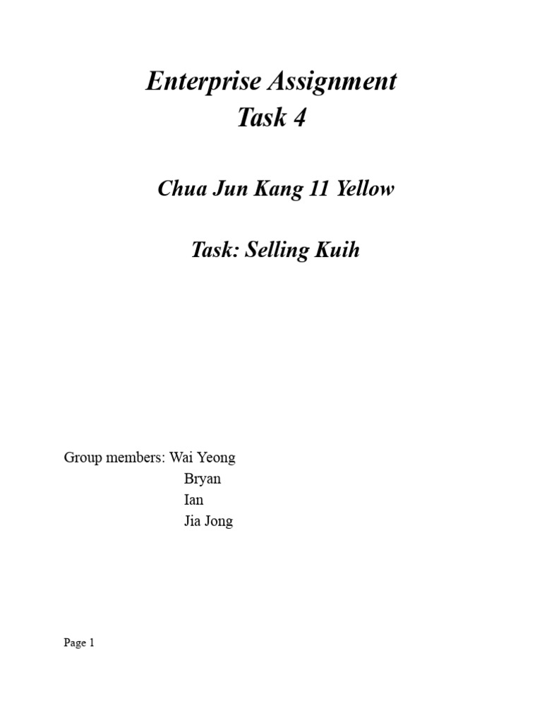 Enterprise Assignment Task 4 | PDF Enterprise Assignment Task 4 | PDF