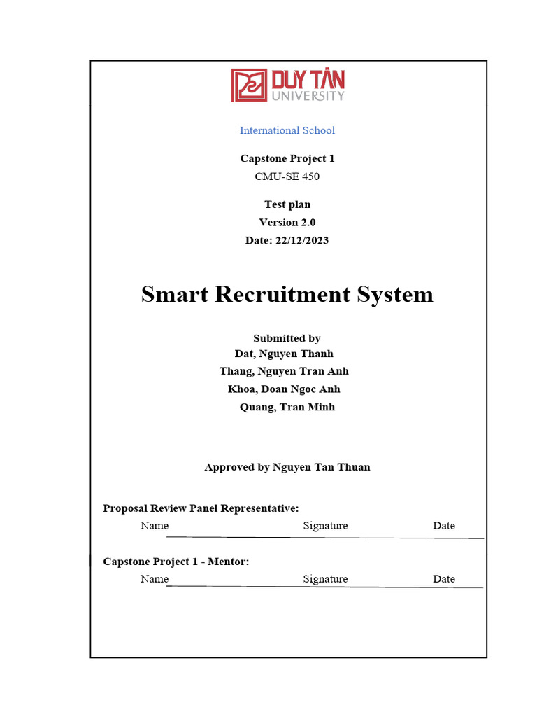 C1SE.19 TestPlan SRS v2.0 | PDF | Software Testing | Information Science