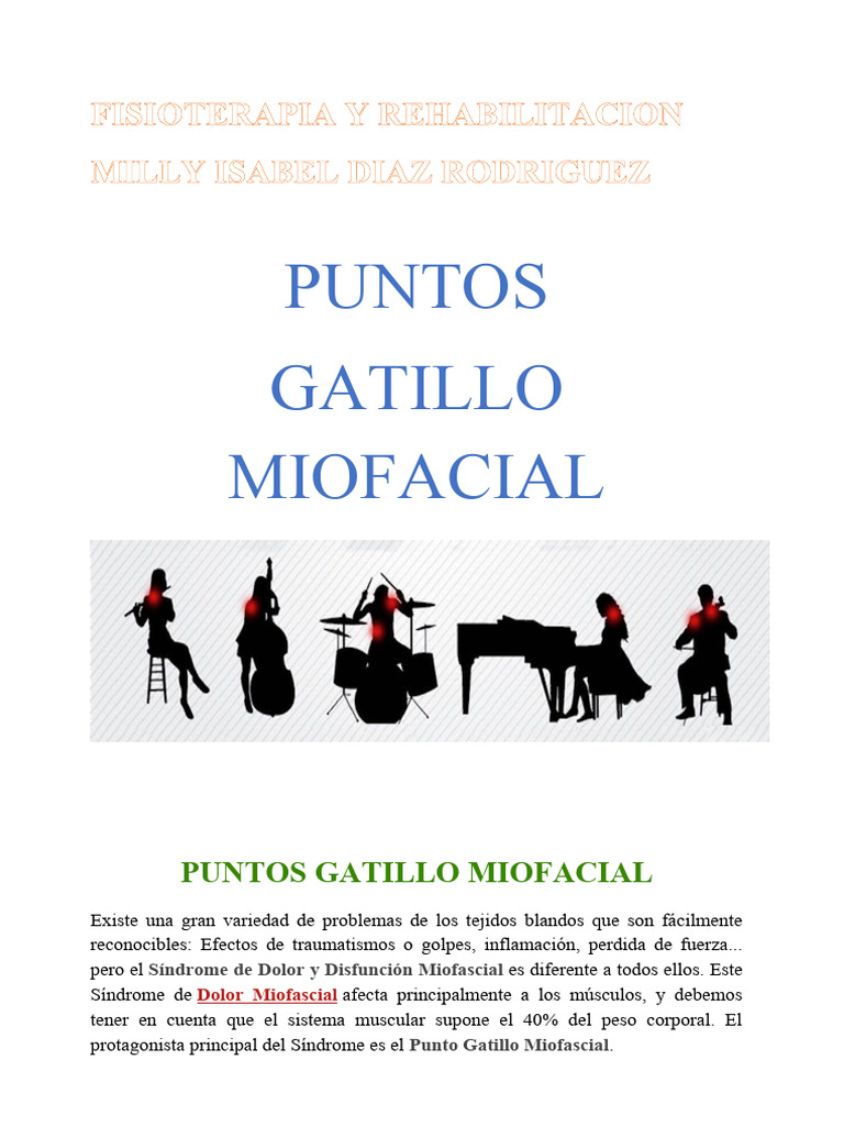 Puntos Gatillo Miofasciales y Dolor | PDF | Punto gatillo miofascial ...