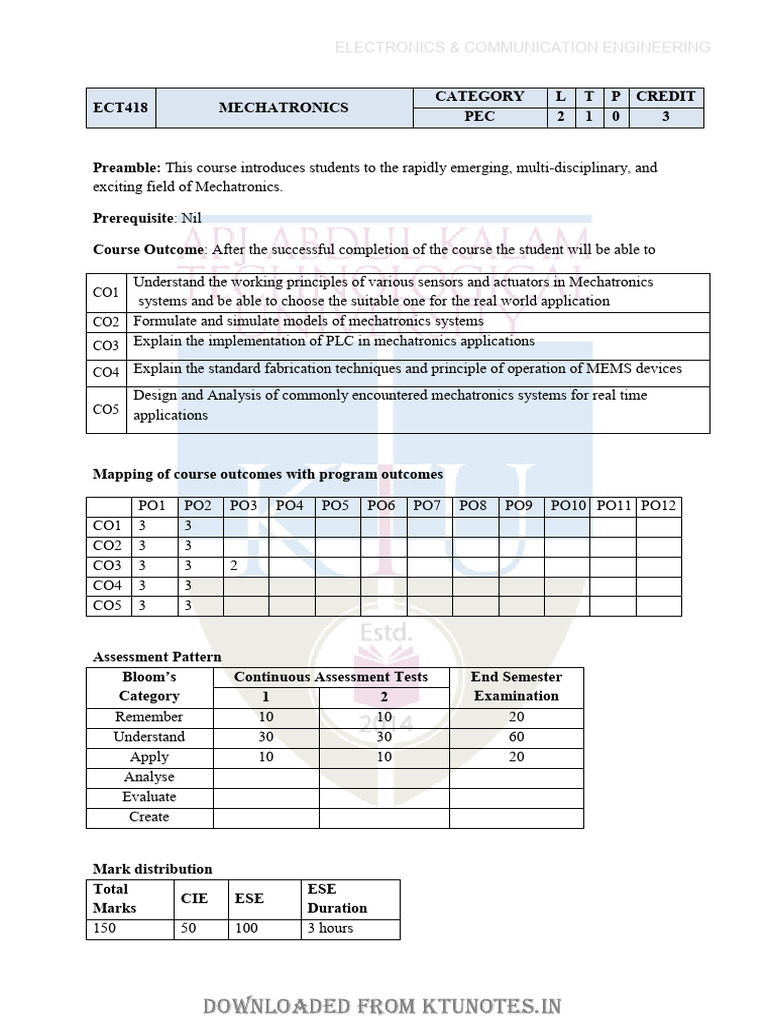 Mechatronics | PDF | Actuator | Mechatronics