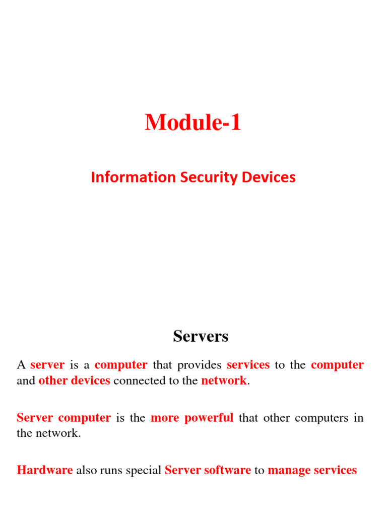 5-Servers and Storage Devices, Content Management | PDF | Server (Computing) | Computer Network