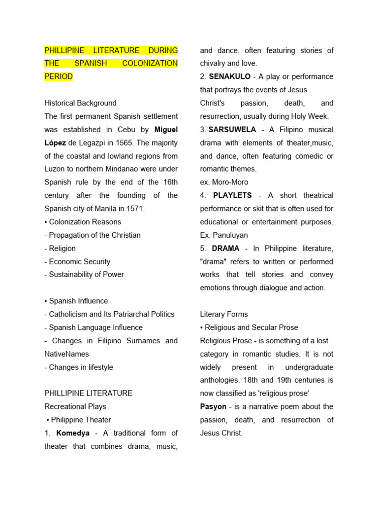 21st Century Lit Reviewer MARCONI | PDF | Poetry | Tagalog Language