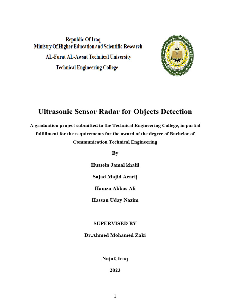 Ultrasonic Radar | PDF | Radar | Electronics