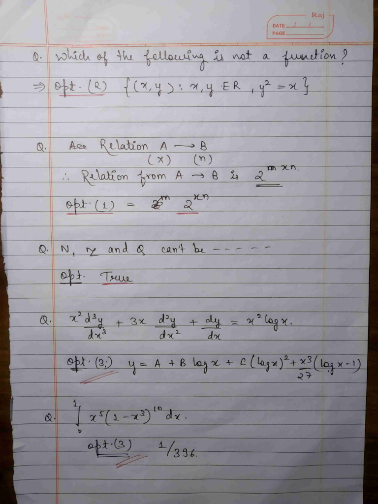 Maths End Sem Solutions | PDF