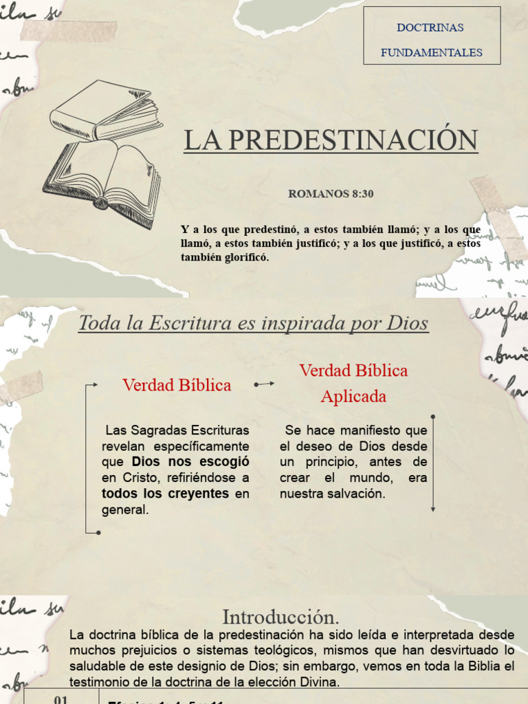 La Predestinación Esc. Dom. Enero 14 24 | PDF | Jesús | Salvación