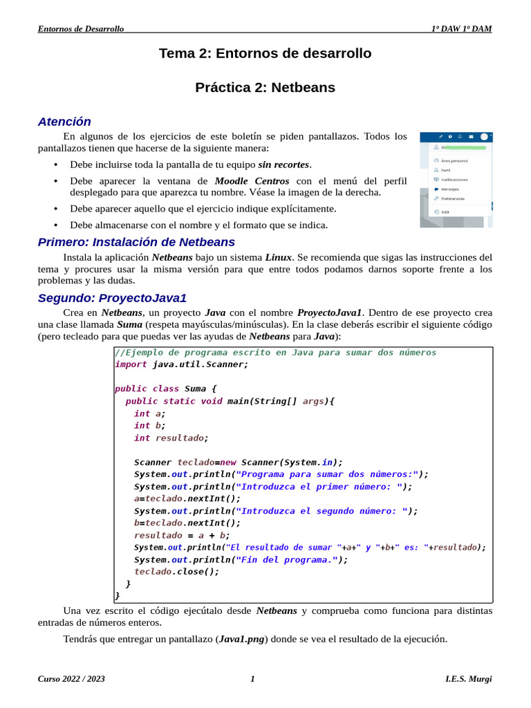 ED T2 Practica2 Netbeans | PDF | Java (lenguaje de programación) | Frijoles Netos