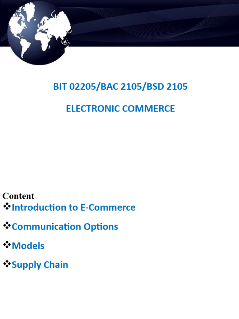 Chapter 1 Object Oriented Programming Pdf E Commerce Supply Chain