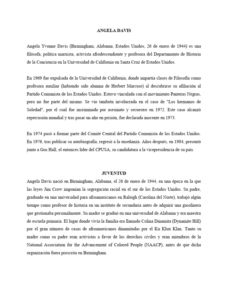 Angela Davis | PDF