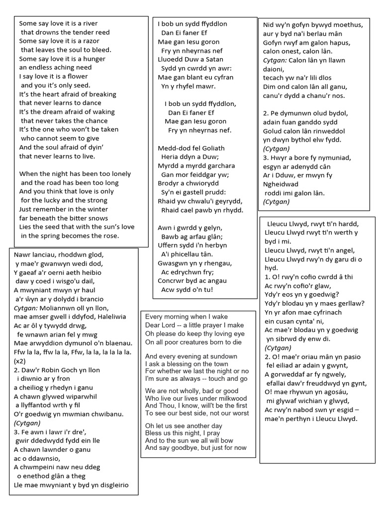 Sing Song 1 1 | PDF