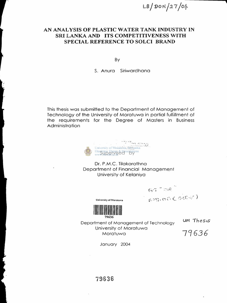 Pre Text | PDF | Thesis | Business