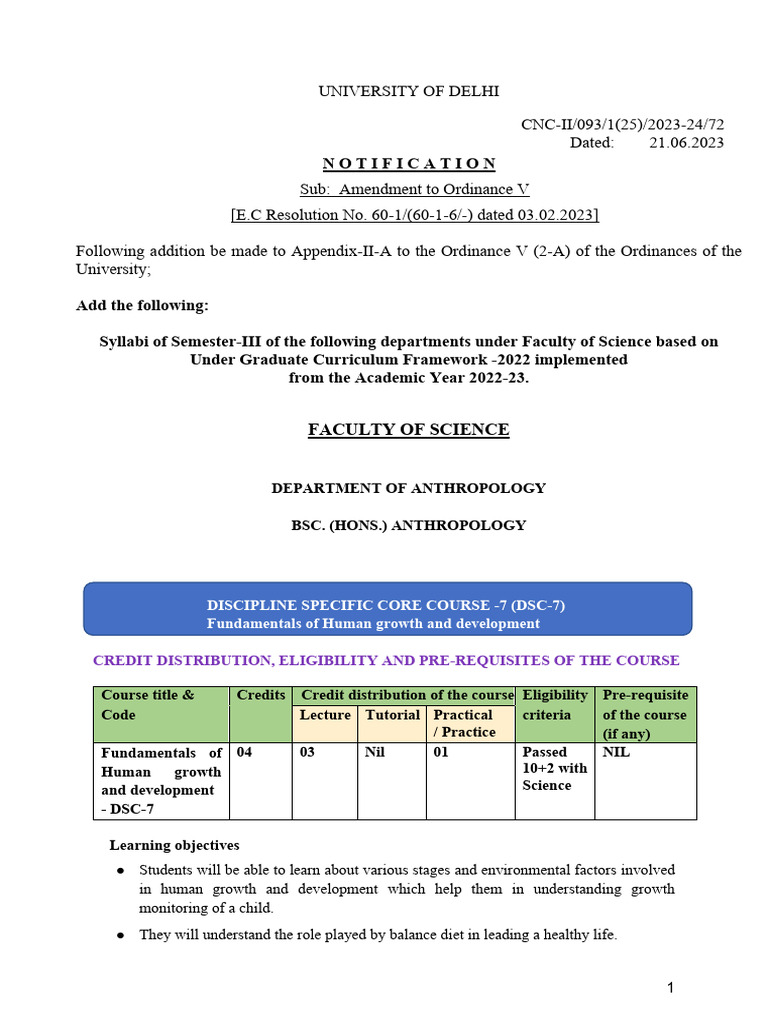 90 Notification ScienceFac | PDF | Forensic Science | Tourism