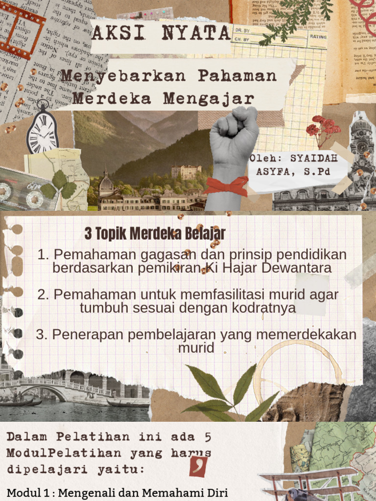 AKSI NYATA PERUBAHAN KURIKULUM SYAIDAH ASYFA, S. Pd. | PDF