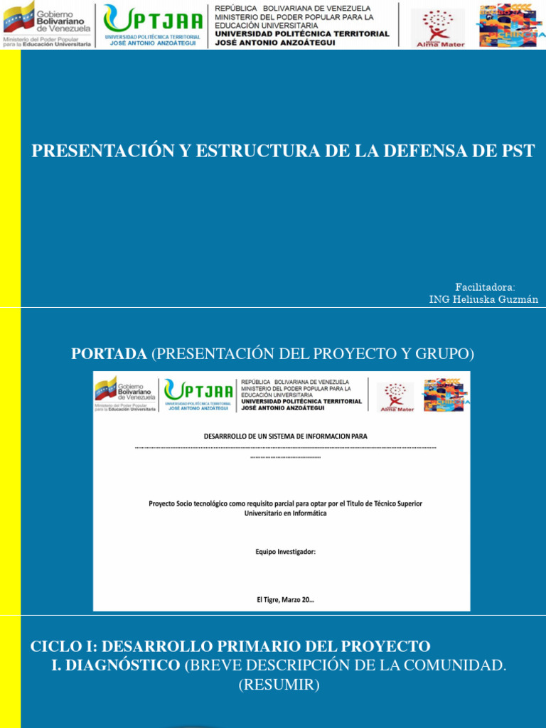 Estructura Final de La Presentacion de PST | PDF | Arte