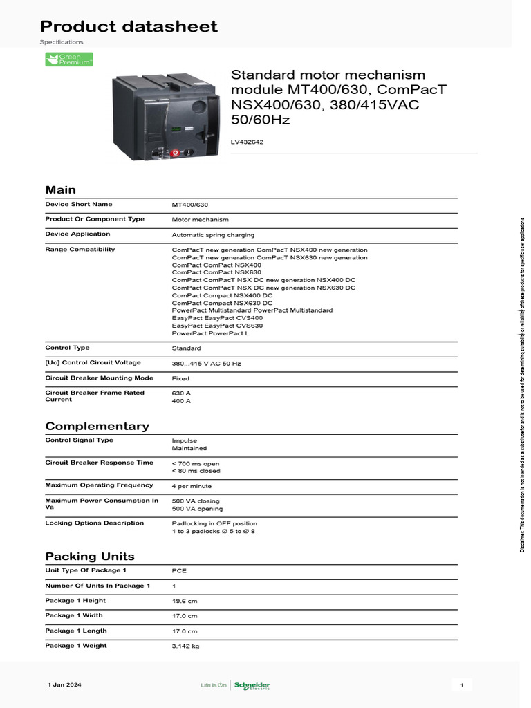 Schneider Electric - ComPacT-NSX-new-generation - LV432642 | PDF | Alternating Current | Direct ...
