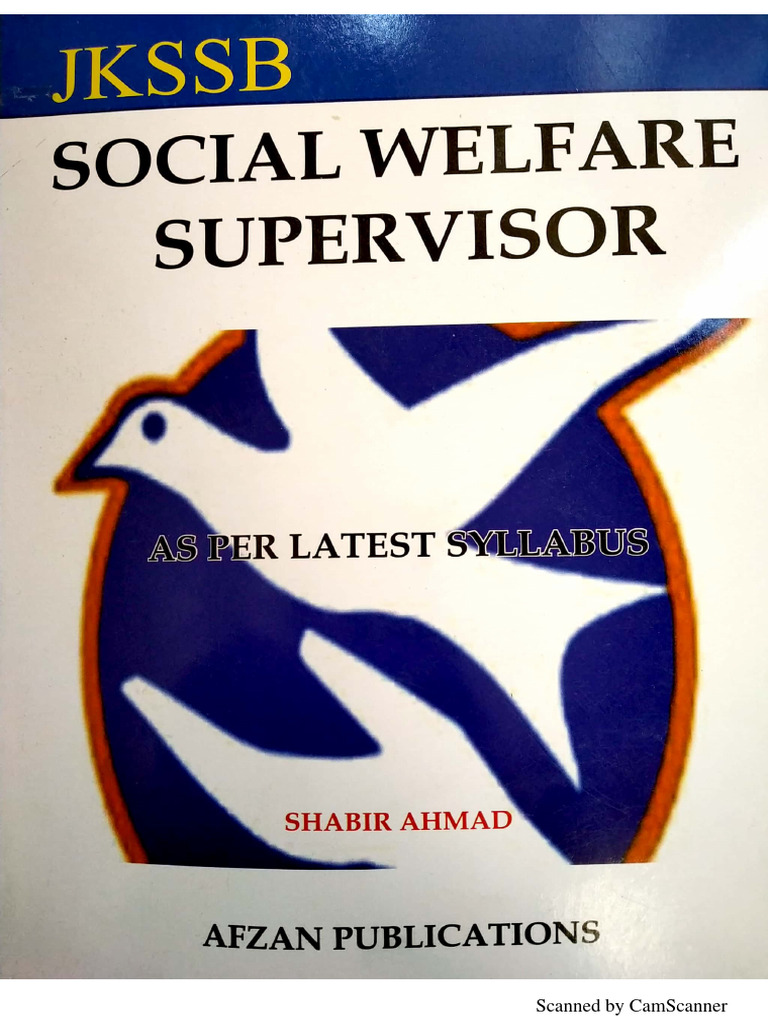 Social Welfare Supervisor Manual PDF | PDF
