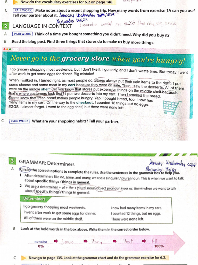 Worksheet 3 Unit 6 | PDF