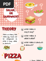 Soup Salad Sandwich Game | PDF